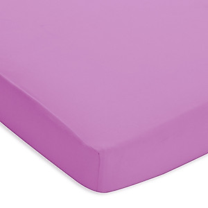 BreathableBaby | Plush Sheet | Signature Performance Fabric | Keeps Baby at Perfect Comfort Level | Super Soft Against Baby's Skin | 100% Polyester | Berry (31319)