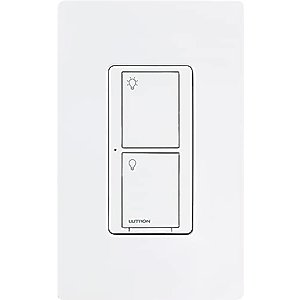 Lutron PD-5WS-DV-WH Light Switch, Caseta Wireless 5A Lighting & 3A Fan RF On/Off - White Model: PD-5WS-DV-WH by Lutron