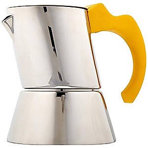 Mepra 1/3-Cup Coffee Maker, Yellow