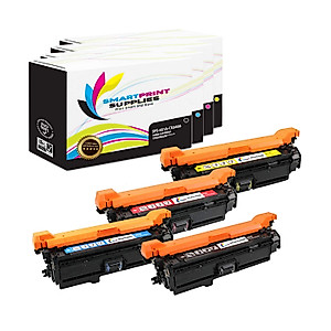 Smart Print Supplies Compatible 651A CE340A CE341A CE342A CE343A Toner Cartridge Replacement for HP Color Laserjet MFP M775D, 700 M775Z+ Printers (Black, Cyan, Magenta, Yellow) - 4 Pack