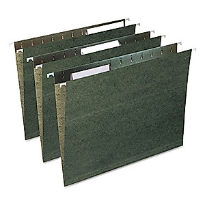 Smead Poly Tab 1/3 Cut, Clear, 25 Per Pack (64615)