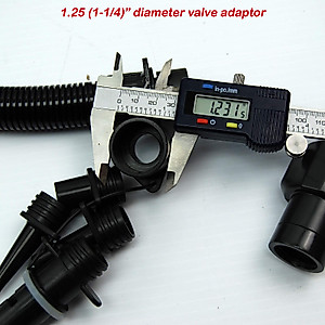 Nylon Air Hose Kit for Seamax 20PSI SUP Electric Air Pump (Version 2: SUP Hose with Multiple Adapters)