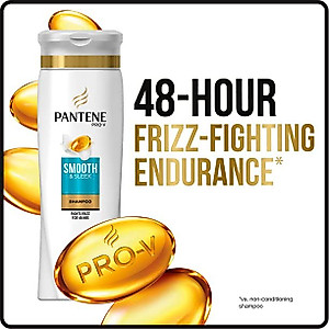Pantene Pro-V Smooth & Sleek 2in1 Shampoo and Conditioner with Argan Oil, 12.6 Fl Oz (Pack of 2)