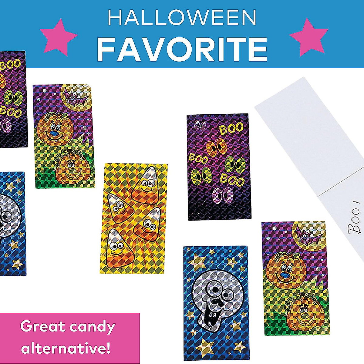 Fun Express - Prism Halloween Notepads (6dz) for Halloween - Stationery - Notepads - Notepads - Halloween - 72 Pieces