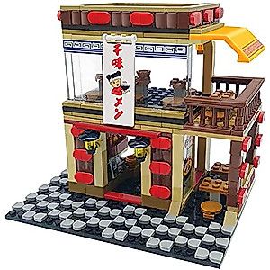 General Jim's Japanese Restaurant Urban Dining Experience Building Building Blocks Modular City Set