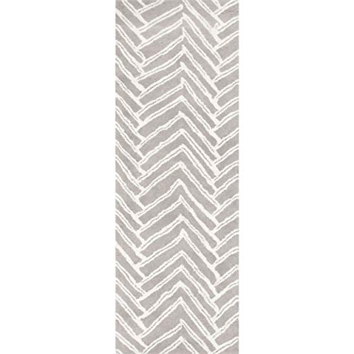 nuLOOM Alex Hand Tufted Wool Runner Rug, 2' x 6', Beige
