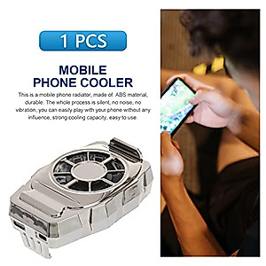 Gatuida 3pcs Outdoor Cooler Video Live Phone Radiator Fan Reduction Professional Cooling Game Cretaive Mini Smartphone Streaming Gaming, Suitable Device Cooler, Tablet Mobile Cell