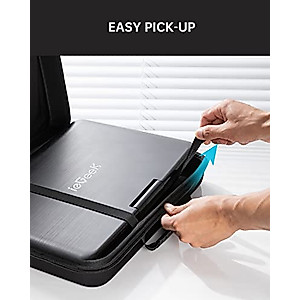 ieGeek 16.9 inch Black Portable DVD Player and 14.1-17.5 inch Carrying Travel Case