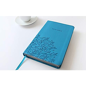 Biblia Reina Valera 1960 letra grande. Símil piel azul, tamaño manual / Spanish Holy Bible RVR 1960. Handy Size, Large Print, Blue Leathersoft