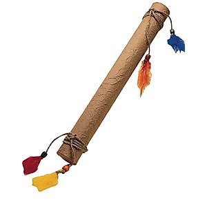 S&S Worldwide Tribal Rainsticks Craft Kit, DIY For Kids, Classroom, Camp, After School, Educational, Multicultural Craft, Native American, Falling Rain Sound, All Supplies Included, 15" Long, Makes 24