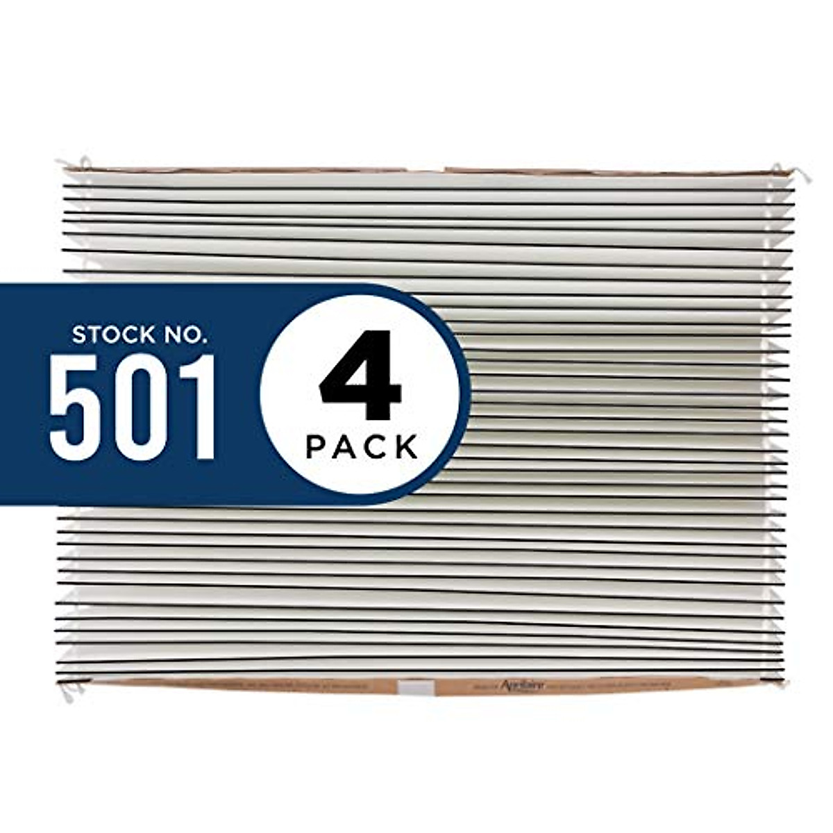 AprilAire 501 Replacement Filter for AprilAire 5000 Whole-House Air Purifier - MERV 15 Equivalent, 16x25x6 Air Filter (Pack of 4)