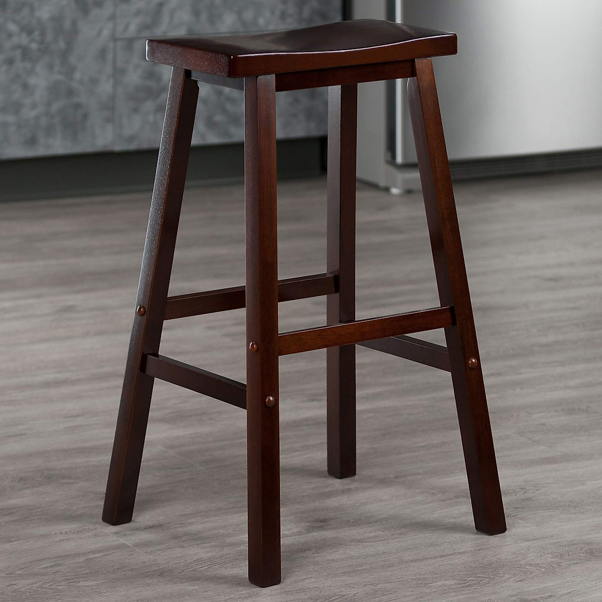 Winsome Satori Bar Stool, 29", Walnut
