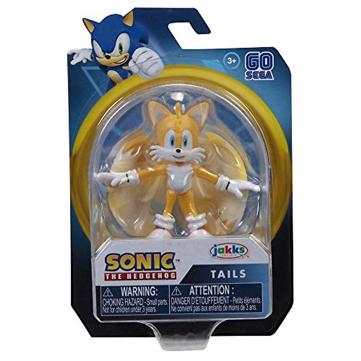 DLMZY Sonic The Hedgehog 2020 Wave 3 Tails 2.5-Inch Mini Figure [Modern Version]