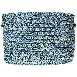 Colonial Mills CA49 18 by 18 by 12-Inch Catalina Storage Basket, Seafoam