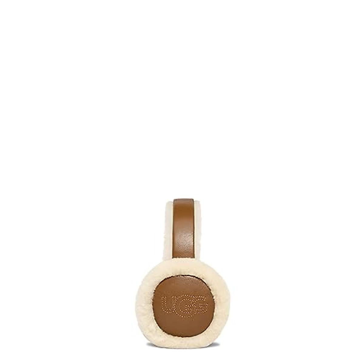 UGG Leather Bluetooth Wireless Earmuffs, chestnut, one size