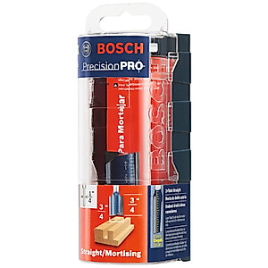 BOSCH 85232MC 3/4 In. x 3/4 In. Carbide-Tipped Double-Flute Straight Router Bit