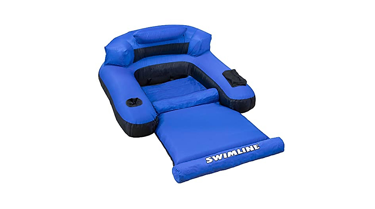 Swimline Inflatable Pool Loungers 2-Pack - Durable & Comfortable Floats