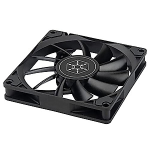 SilverStone Technology Air Slimmer 90 Enhanced Performance 92mm Slim Fan with PWM, SST-AS90B