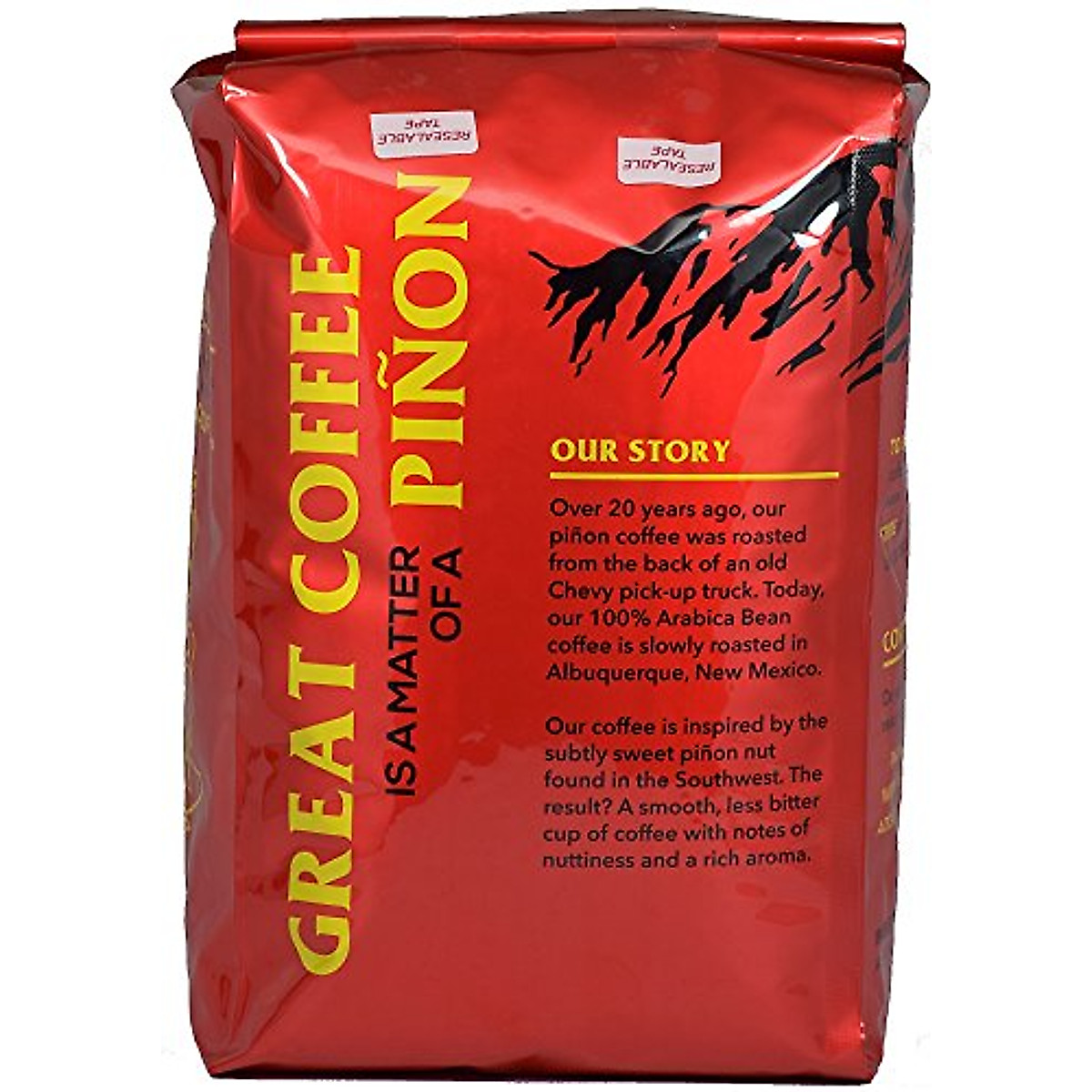 New Mexico Piñon Coffee Naturally Flavored Coffee (Traditional Piñon Ground, 5 pound)