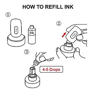 Miseyo Pre-Ink Teacher Stamp Set - 4 Color Mood Expressions