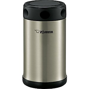 Zojirushi Steel Food Jar, 25-Ounce, Black/Stainless
