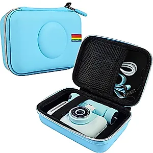 Leayjeen Kids Camera Case Compatible with PURULU/ZMKHJJG/Acuvar/ARNSSIEN Kids Digital Camera with Flip Lens, HD Digital Video Cameras(Case Only)