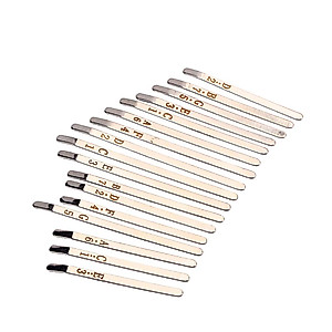 1 Set Thumb Piano Keys Thumb Piano 17 Keys Parts Accessories Kalimba Note Keys Thumb Piano Replacement Keys 17 Key Replacement Kit Kalimba Parts The Piano Music Making Tools