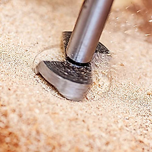 uxcell Forstner Drill Bits 14mm, Tungsten Carbide Wood Hole Saw Auger Opener Woodworking Hinge Hole Drilling Boring Bit Cutter 2Pcs Gray