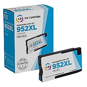 LD Products Compatible Replacements for HP 952XL Ink Cartridges 952 XL High Yield (Cyan) for use in for OfficeJet: 7740, 8702, 8715 and OfficeJet Pro: 7740, 8210, 8216, 8218, 8710, 8714, 8716, 8717
