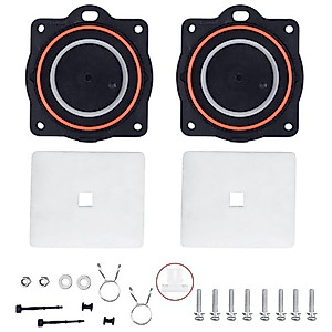 HP60/80 Air Pump Rebuild Kit for Hiblow HP 80, HP 60 Aerators, HP-80-0110, Included Diaphram, Filter and Screws Kit.
