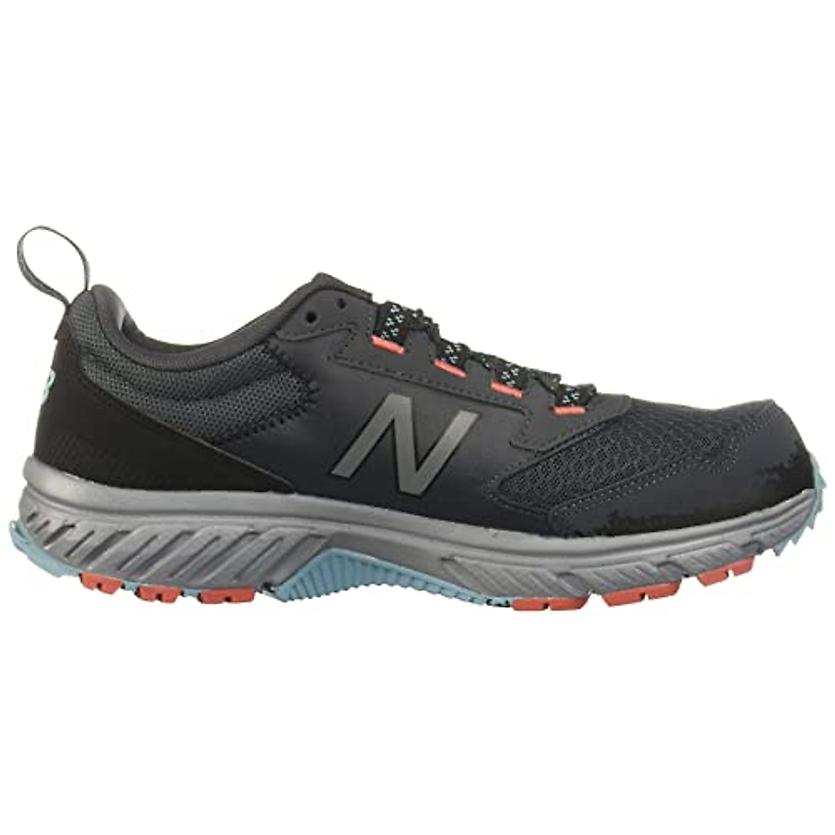 New Balance Women's 510 V5 Trail Running Shoe, Gunmetal/Wax Blue/Wax Blue, 8.5