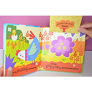 Scratch and Sniff Book: Fart Book - Lift The Flop Board Book | Farmyard Farts Scratch and Sniff Rhyming Board Book | Scratch and Sniff Fart Book
