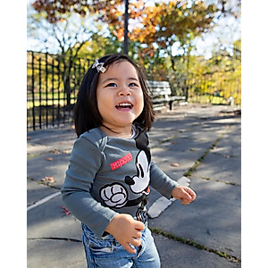 Disney Mickey Mouse Infant Baby Boys 3 Pack Bodysuits 18 Months