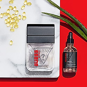 GUESS Effect Grooming COOL After Shave with Aloe Vera for Men, 3.4 Fl Oz