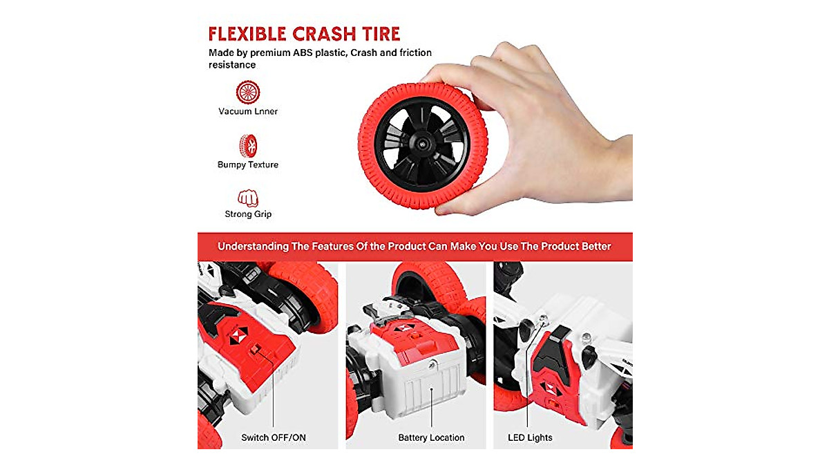 Remote Control Stunt Car - 360° Flips for All Terrains