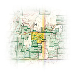 Moab Greater Region Map (National Geographic Trails Illustrated Map, 505)