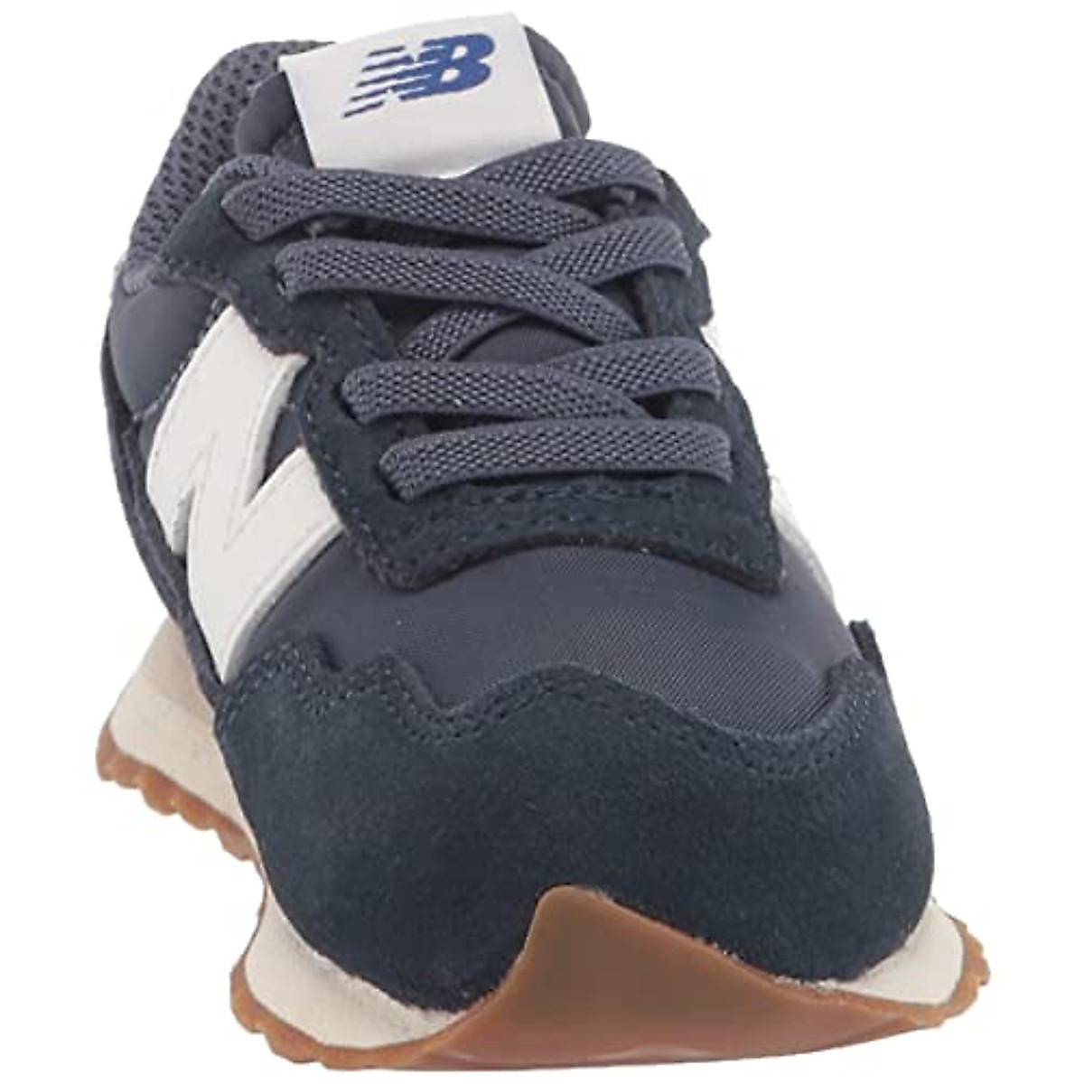 New Balance Kids 237 Bungee Sneaker, NATURAL INDIGO/MOONBEAM, 9 M Toddler (1-4 Years)