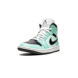 Jordan Womens WMNS Air 1 MID BQ6472 300 Aqua Black - Size 10W