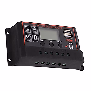 nwejron Solar Panel Charge Controller, Multiple Protection Solar Charge Controller for Industry(#10)