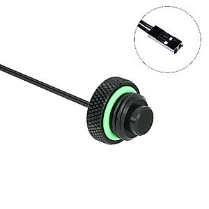 Barrow G1/4" 10K Temperature Sensor Stop Fitting, Black