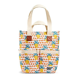 Fit + Fresh Soft Cooler Bag Insulated Leak Proof, Insulated Cooler Bag, Soft Cooler Bag, Cooler Tote Bag, Cooler Bags Insulated for Travel, Insulated Bag Cooler, Large Insulated Cooler Bag, Pineapple