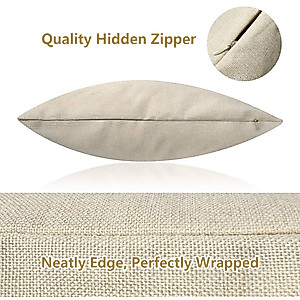 Topyee Throw Pillow Cover 12x20 Inch Gnomes Woodland Gnome Mushroom Whimsical Garden Home Decor Pillowcase Lumbar Pillow Case Cushion Cover for Sofa Couch Bed