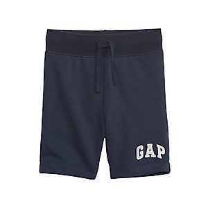 GAP Baby Boys Logo Shorts, Blue Galaxy, 5T US