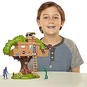 The Last Kids On Earth - Tree House of Awesomeness Playset, Includes Exclusive Jack Action Figure & 2 Zombies