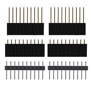 6Pcs ESP32 D1 Mini NodeMCU D1 Board MH-ET Live MiniKit for ESP32 WiFi Module Bluetooth Internet of Development Board Based ESP8266 Fully Functional with Pins for WeMos D1 DIY Kit