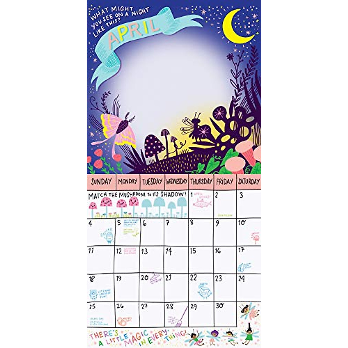 Magical Activity Wall Calendar 2021