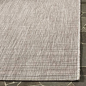 SAFAVIEH Courtyard Collection 5'3" x 7'7" Brown CY8576 Indoor/ Outdoor Waterproof Easy--Cleaning Patio Backyard Mudroom Area--Rug