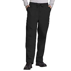 Cherokee Men's Originals Cargo Scrubs Pant, Black, Large