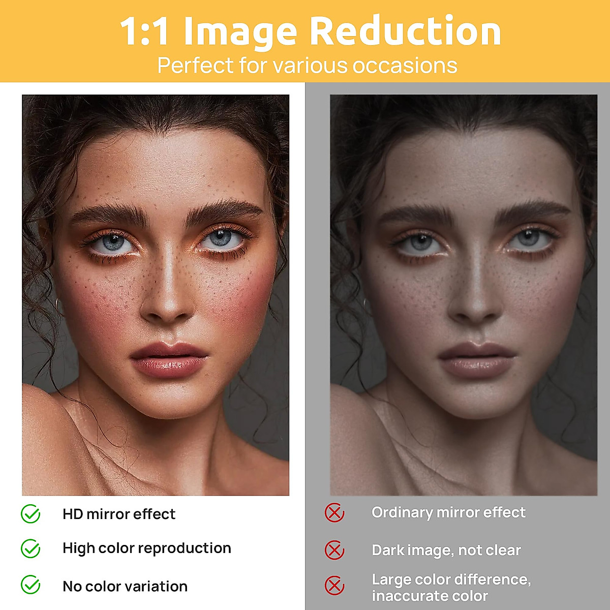 NISHCON Full Length Arched Floor Mirror with Stand, 64"x21" Framed Mirror for Living Room, Bedroom, Entryway and Dressing