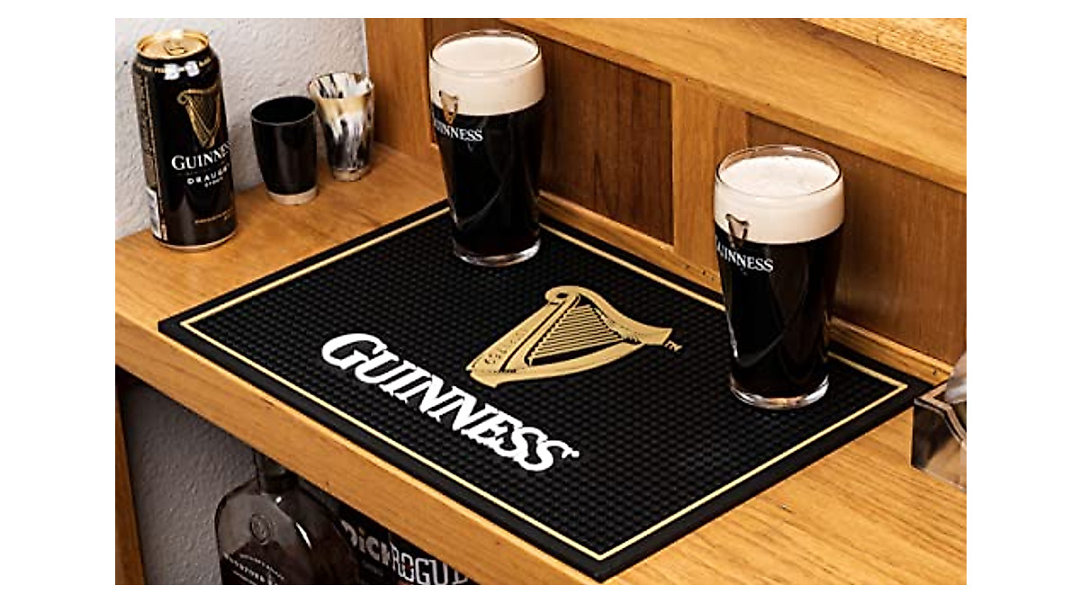 Guinness Bar and Spill Mat - Perfect for Home Bars